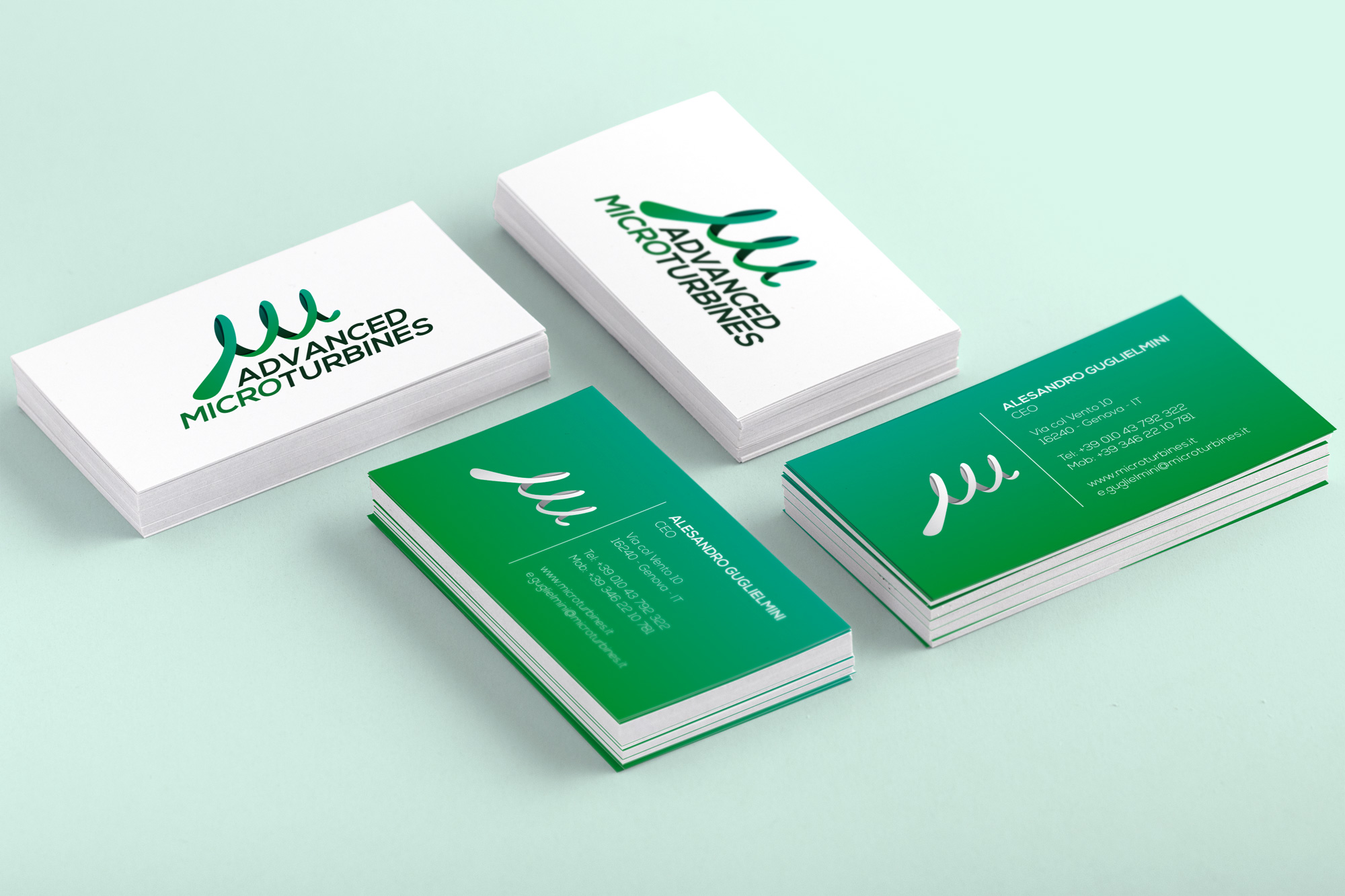 Advanced Microturbines // Brand Identity – Luca Tuberoni